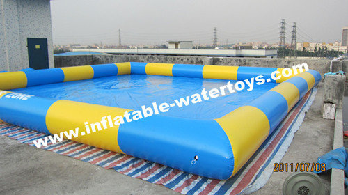 customized multiple color water swimming pool for water roller and bumper ball