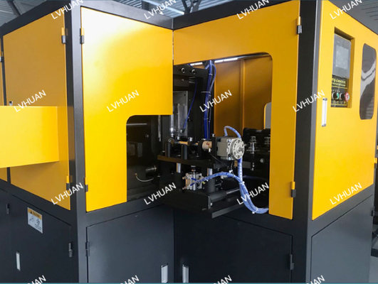 Yellow PP Stretch Blow Molding Machine , Injection Stretch Blow Moulding Machine