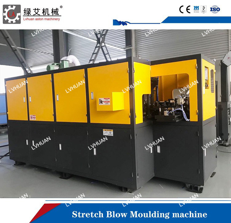 Yellow PP Stretch Blow Molding Machine , Injection Stretch Blow Moulding Machine