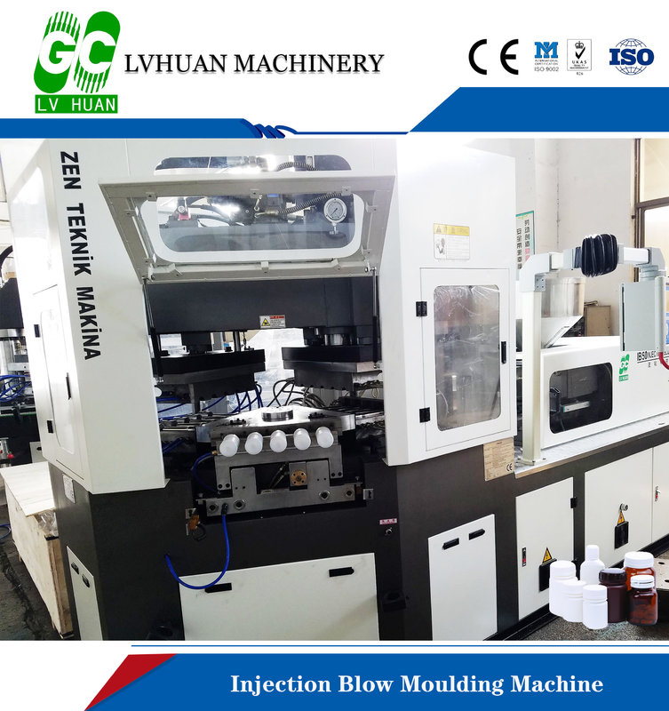 Yogurt Bottle Injection Blow Moulding Machine , Automatic Blow Moulding Machine