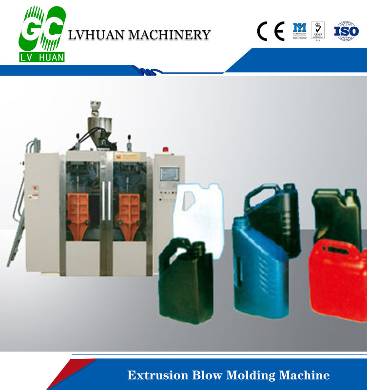 High Speed Extrusion Blow Molding Machine , 500ml - 5000ml Plastic Bottle Extruder