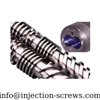 PVC Extrusion Plastic Extruder Parts Screw Diameter  Φ18-Φ177mm