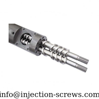 High Efficiency Extrusion Machine Parts Screw And Barrels With 0.015 mm/M Linearity