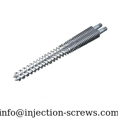 PVC Foam Board Mini Extruder Screw  Bimetallic Nitride Surface Treatment
