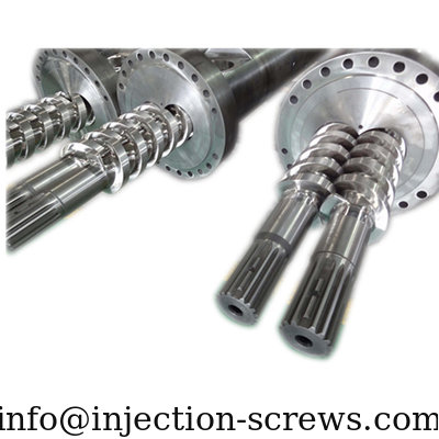 Professional Nitrided  Bimetallic Twin Screw For Cincinnati Milacron 55