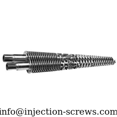 Cm65 Cm80 Cm90 Conical Twin Screw Barrel For Pvc Pipe Profile Wpc