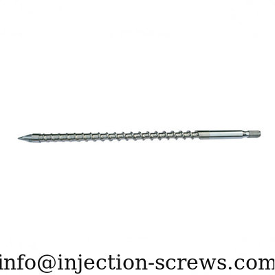 Bimetallic Mini Single Extruder Screw For Snack Extruder Machine Extrusion