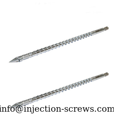 PE Filament Filament Extruder Screw , High Precision Extruder Feed Screw