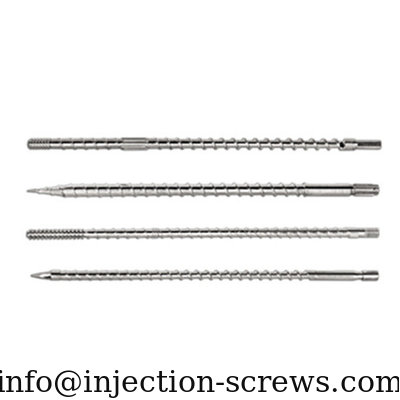 PLA ABS Plastic Extruder Parts / Bimetal Single Screw For Extrusion