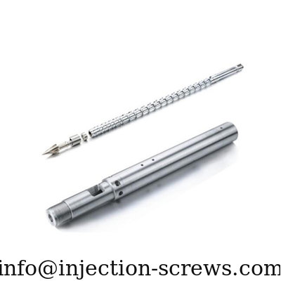 PP PET Machinery Filament Extruder Screw Barrel Nitride Oem Design