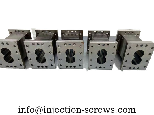 Co - Rotating Extruder Twin Screw Corrosion Resistance High Precision