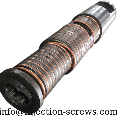 WPC Extrusion Conical Screw  Extruder Twin Screw Customized Size