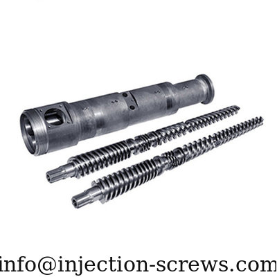 High Performance Extruder Screws And Barrels  Twin Screw Convenient Interchangeability