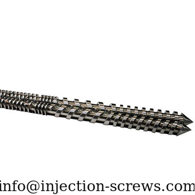 Meltblown Extruder Parallel Twin Injection Machine Screw