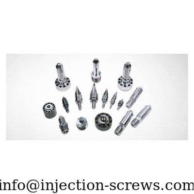 Bimetallic Injection Screw Nozzle Nitriding Surface Treatment  Ra 0.4/m