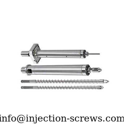 20mm Plastic Extruder Screw Barrel And Nozzle Customized Service