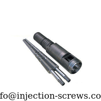 Professional Bimetallic Screw Plastic  Extruder Double Screw