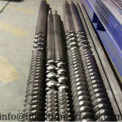 Industrial Extruder Feed Screw PVC Foam Core Film Blowing Plastic Machinery Parts