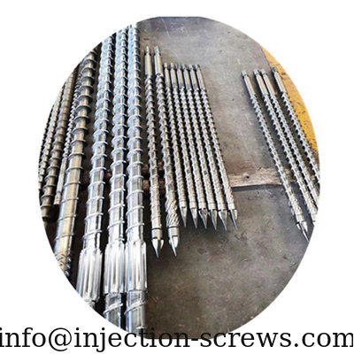 Industry Injection Molding Machine Screw Solid Channel And Melt Channel