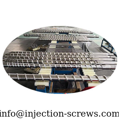 38CrMoAlA Plastic Injection Screw Ra 0.4 16-210 Mm Screw Diameter