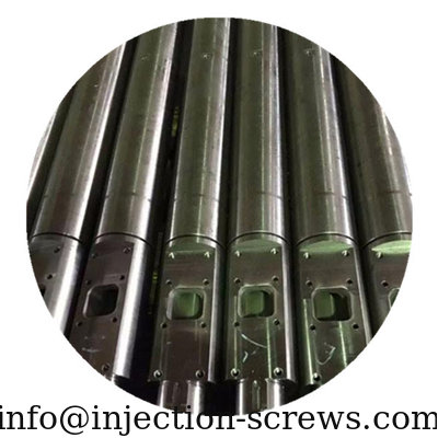 Nitriding Plastic Injection Screw And Barrel  15-50000 G Shot Weight