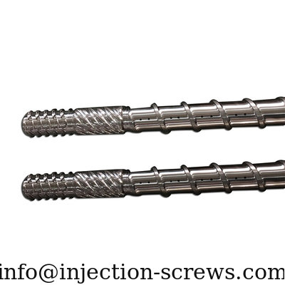 Professional Nitriding Injection Molding Screw For PVC  PET  ABS PPR Plastic Machine