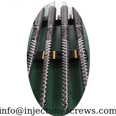 Extruder Machine Bimetallic Screw Mini Extruder Screw Customized Size