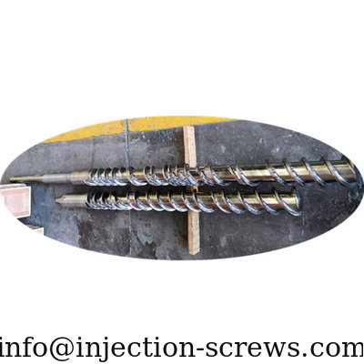 Professional Injection Molding Screw 38CrMoAlA 42CrMo Or SKD61 Material