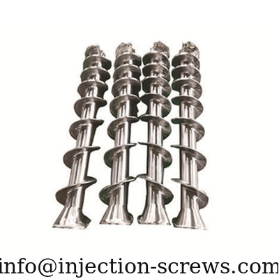 Injection Molding Machine Stainless Steel Screw 2-4 Mm Bimetallic Length