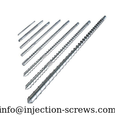 Tungsten Carbide Coated Single Screw 38CrMoAlA Material 100mm ~ 15000mm Length