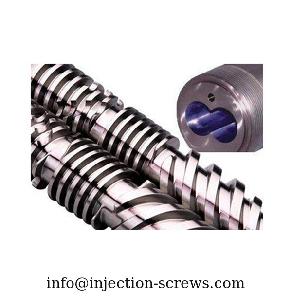 PVC Extrusion Plastic Extruder Parts Screw Diameter  Φ18-Φ177mm
