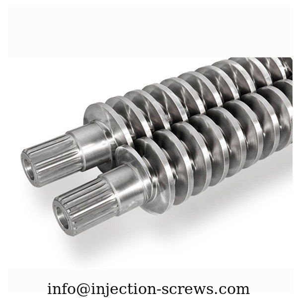 Professional Parallel Twin Screw / Conical Twin Screws Customized Size