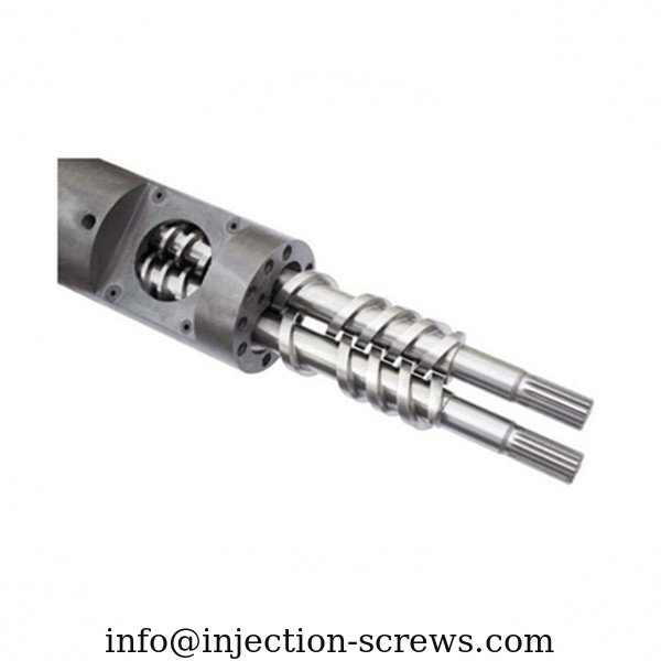 High Efficiency Extrusion Machine Parts Screw And Barrels With 0.015 mm/M Linearity