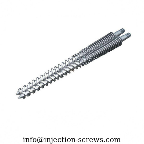 PVC Foam Board Mini Extruder Screw  Bimetallic Nitride Surface Treatment