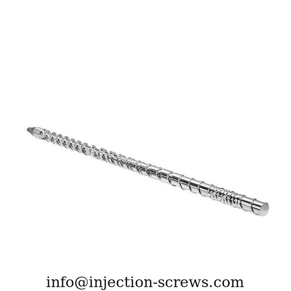 38CrMoAIA Small Extruder Feed Screw 0.6-0.8mm NItriding Depth