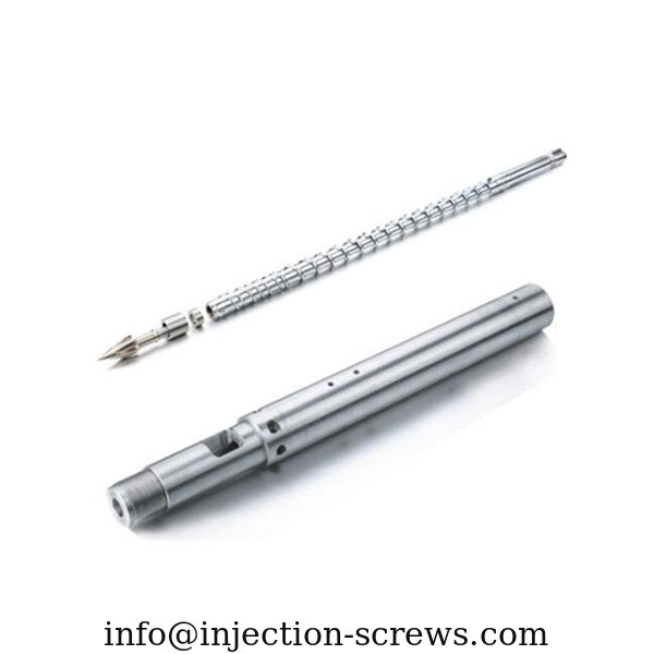 PP PET Machinery Filament Extruder Screw Barrel Nitride Oem Design