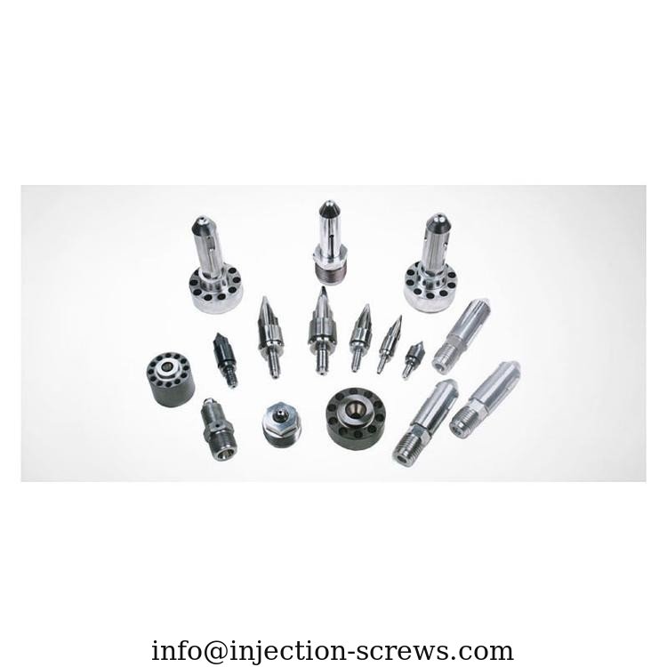 Bimetallic Injection Screw Nozzle Nitriding Surface Treatment  Ra 0.4/m