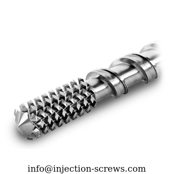 Diameter 25mm Plastic Extruder Screw For Blown Film Machinery