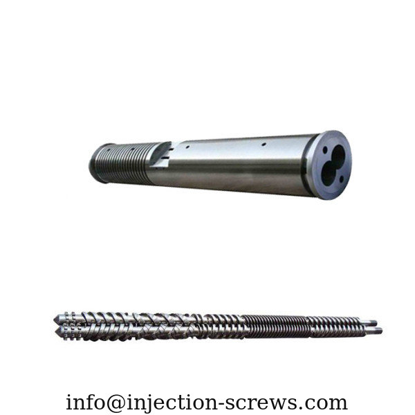 Plastic Extruder Bimetallic Screw Single Screw For  PE Film Machine
