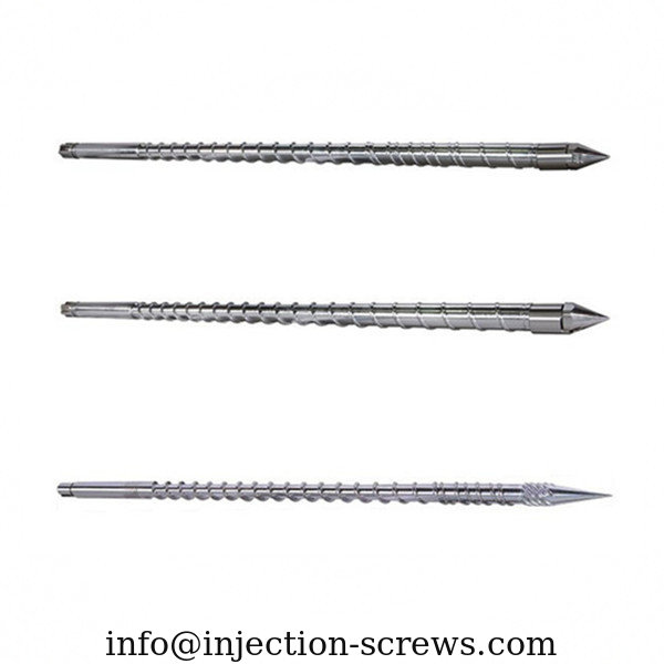 Injection Mold Machine Feed Screw Nitrided Treatment Hardness 950HV