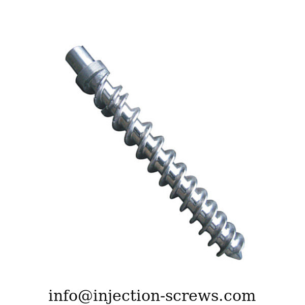 Professional Nitrided Feed Screw Cold Or Hot Feed  Φ15mm-Φ300mm Diameter