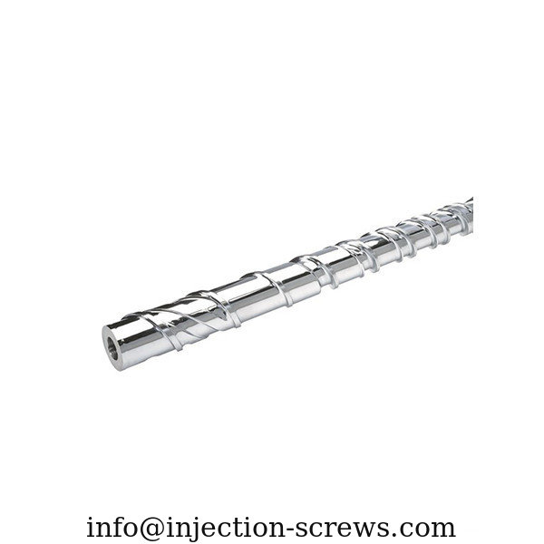 Professional Single Bimetallic  Screw  / Plastic Extrusion Screw 0.6-0.8 Mm NItriding Depth