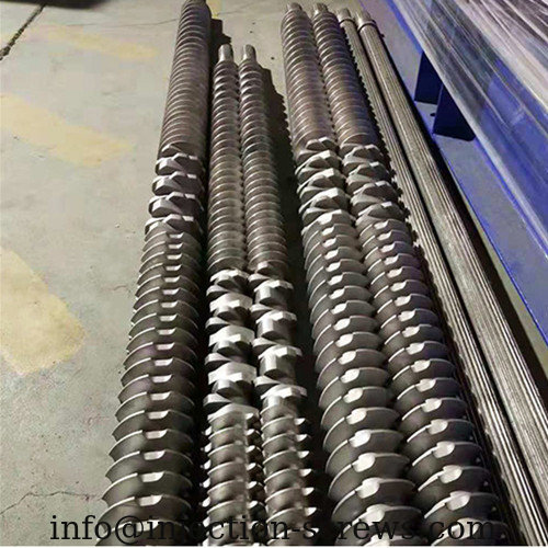 Industrial Extruder Feed Screw PVC Foam Core Film Blowing Plastic Machinery Parts