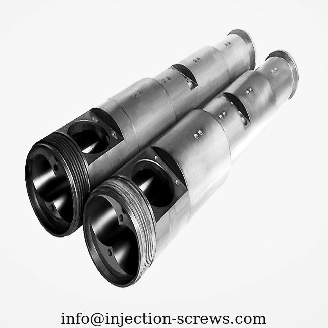 Customized Plastic Extruder Screw Conical Twin Screw For Extruder Making Machinery