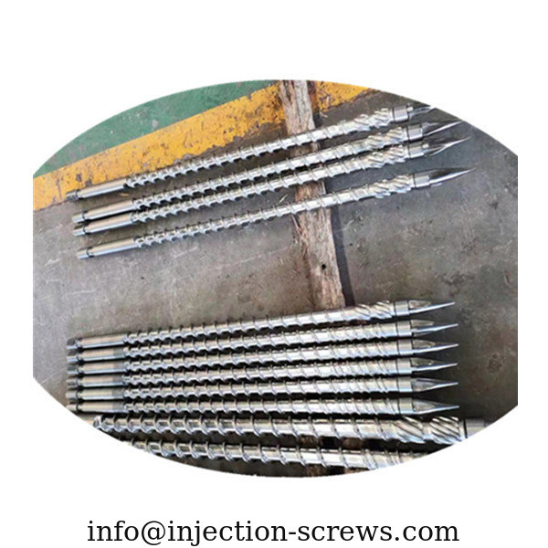 High Efficiency Plastic Extruder Parts Extruder Feed Screw Customized Size