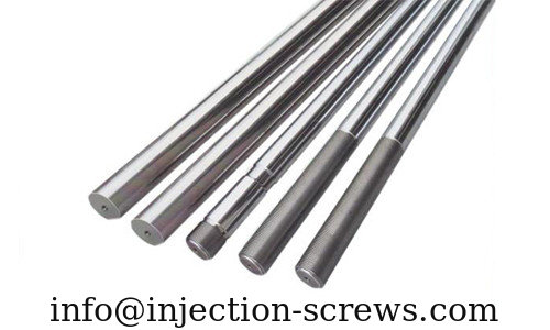 PVC PP PE Plastic Injection Screw Barrel 0.015mm/M Linearity