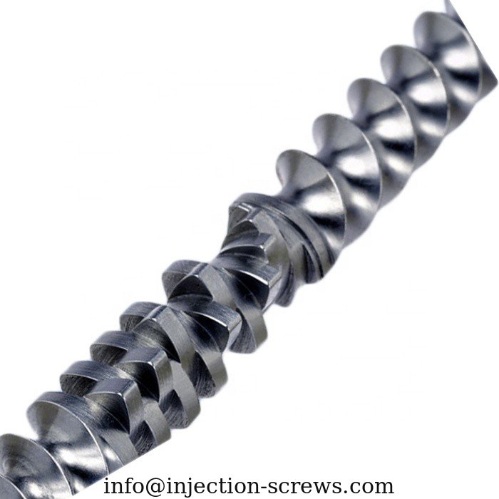 High Precious Plastic  Single Screw Nitrided For Extrusion Machines