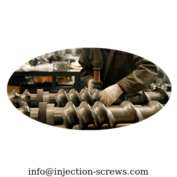 PVC UPVC SPVC  Extruder Screw And Barrel With Flange Φ15mm-Φ300mm