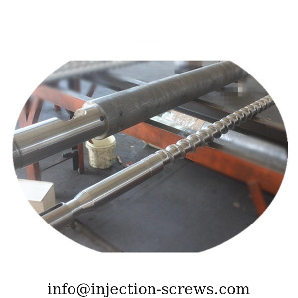 Cnc Machining Twin Screw And Barrel For Plastic Injection Molding Machine