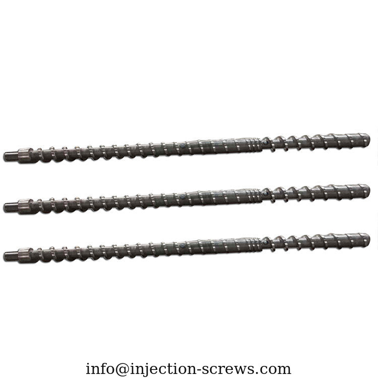 Customized Injection Molding Screw With Bimetallic Surface Treatment